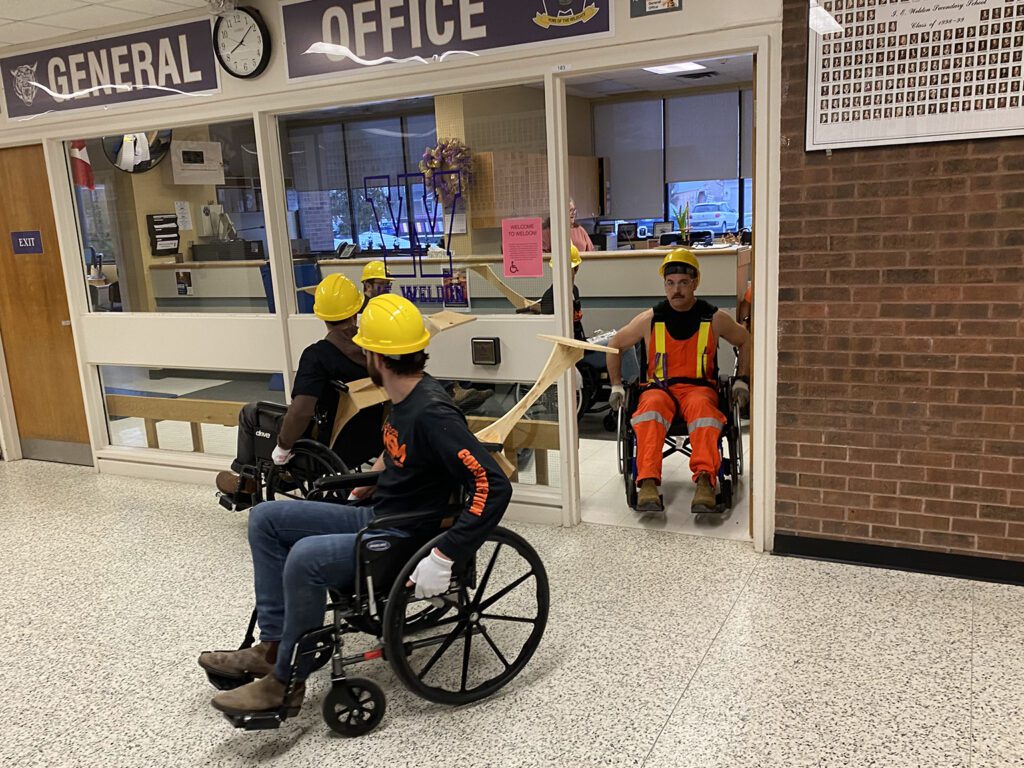 I.E. Weldon Secondary School holds accessibility challenge ...